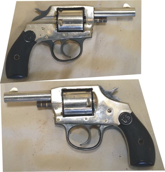 US revolver .32 nickel plated