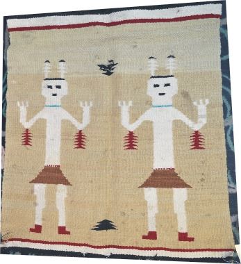 Navajo blanket, Yei pattern