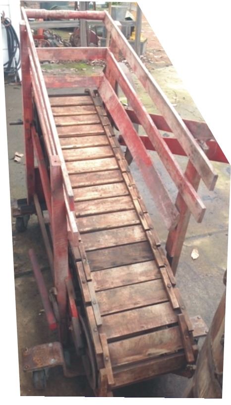 circa 1910 wooden sheep or dog treadmill