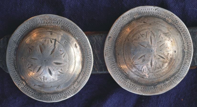 2 inch silver conchos
