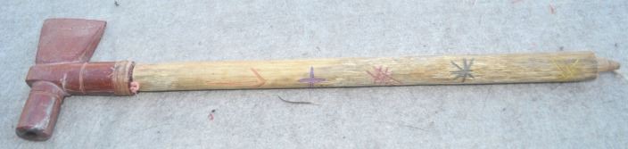 Cheyenne clay peace pipe