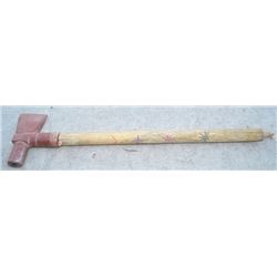 Cheyenne clay peace pipe