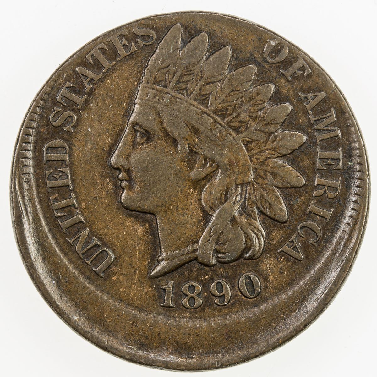 UNITED STATES 1 Cent 1890 Stephen Album Rare Coins united-states-1-cent-1890-stephen-album-rare-coins