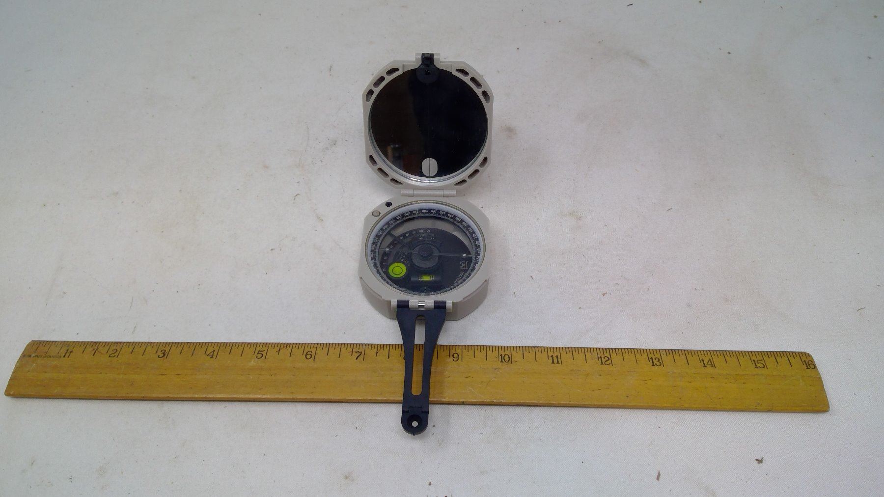 Brunton Compass In Leather Holder Professional Surveyor Grade