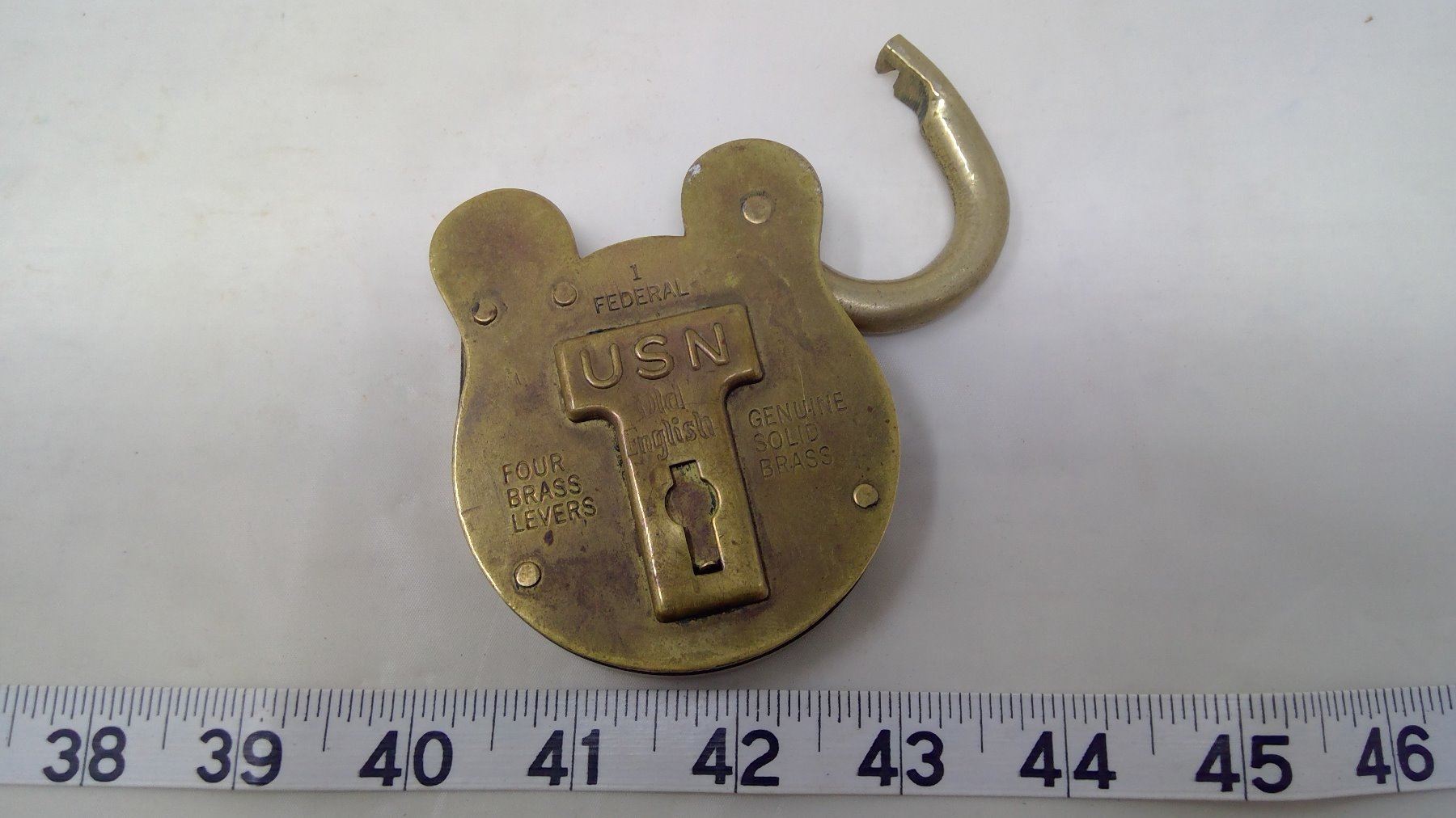 U.S. NAVY LOCK, NO KEY - Schmalz Auctions