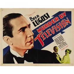 Murder By Television (Imperial-Cameo, 1935). Half Sheet Murder By ...