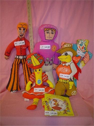Cloth Dolls Charlie Chocks Archie Chicu