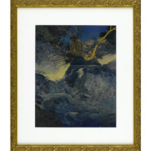 MAXFIELD PARRISH, THE ERRANT PAN MAXFIELD PARRISH (American 1870 - 1966)
