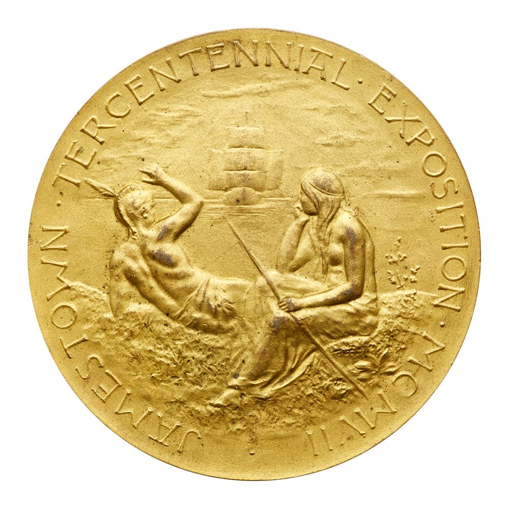 1907 Jamestown Tercentennial Exposition Award Medal to Richmond ...