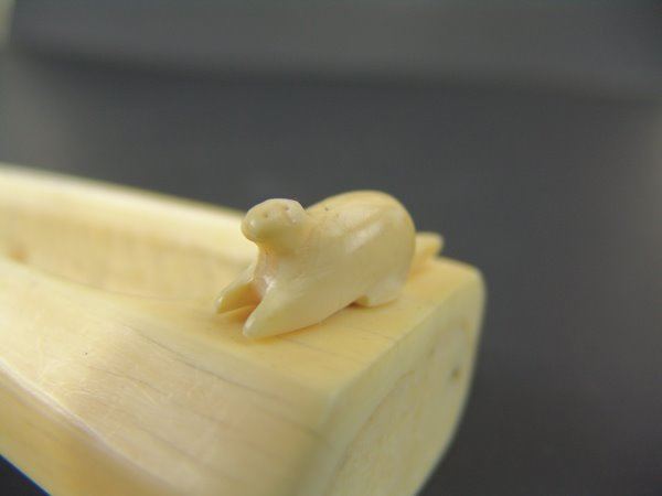 Eskimo Ivory Trinket Box