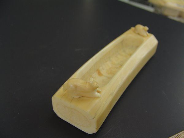 Eskimo Ivory Trinket Box