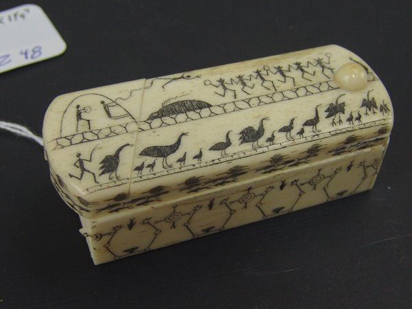Eskimo Ivory Puzzle Box