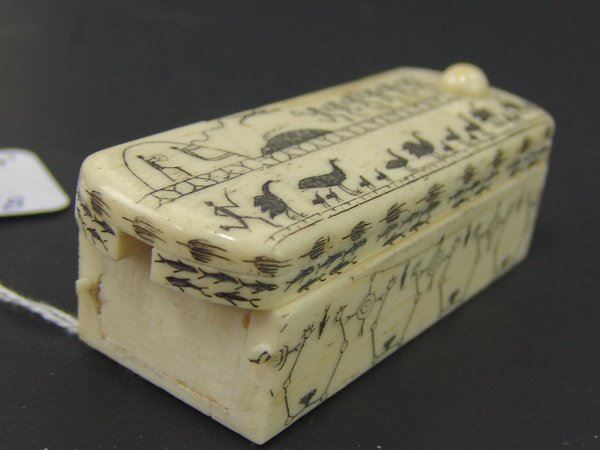 Eskimo Ivory Puzzle Box