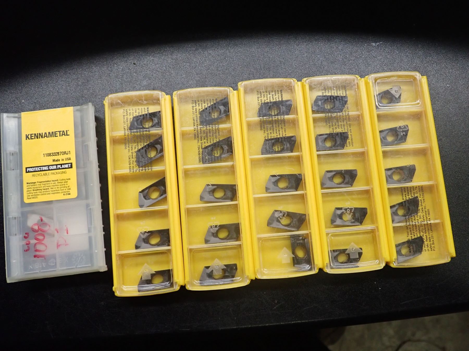 New Kennametal Carbide Milling Inserts New Kennametal Carbide Milling Inserts