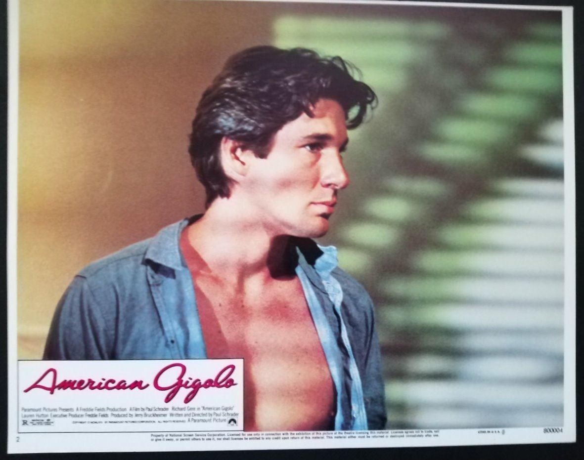 AMERICAN GIGOLO (1980) - RICHARD GERE LOBBY CARDS.