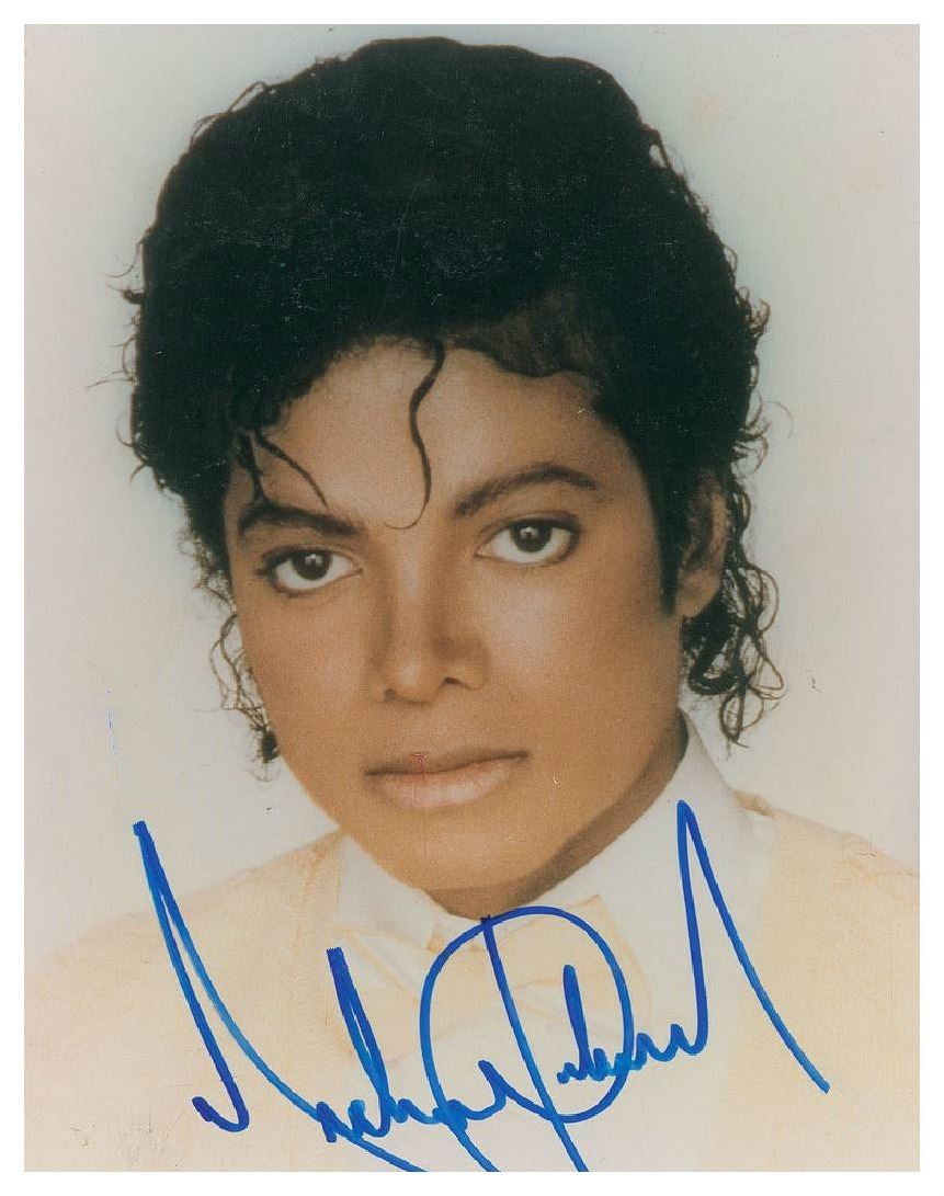 Michael Jackson Signed Photograph