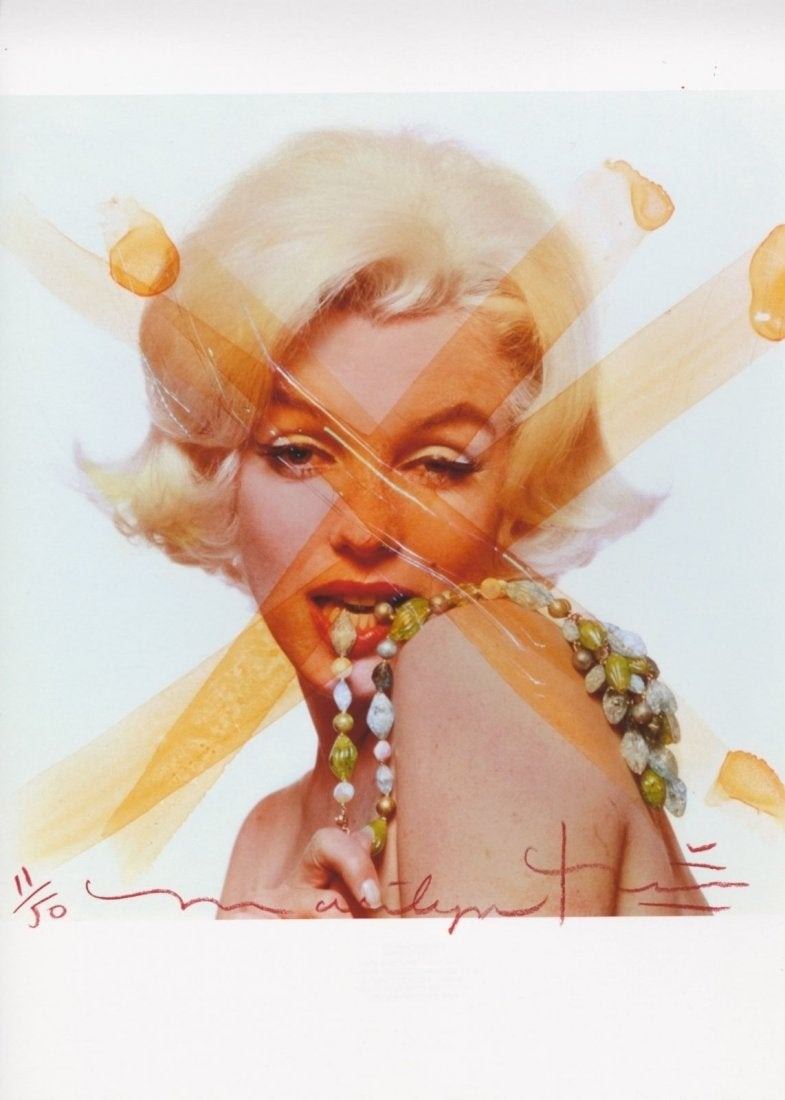 BERT STERN SIGNED: MARILYN CRUCIFIX IIII.