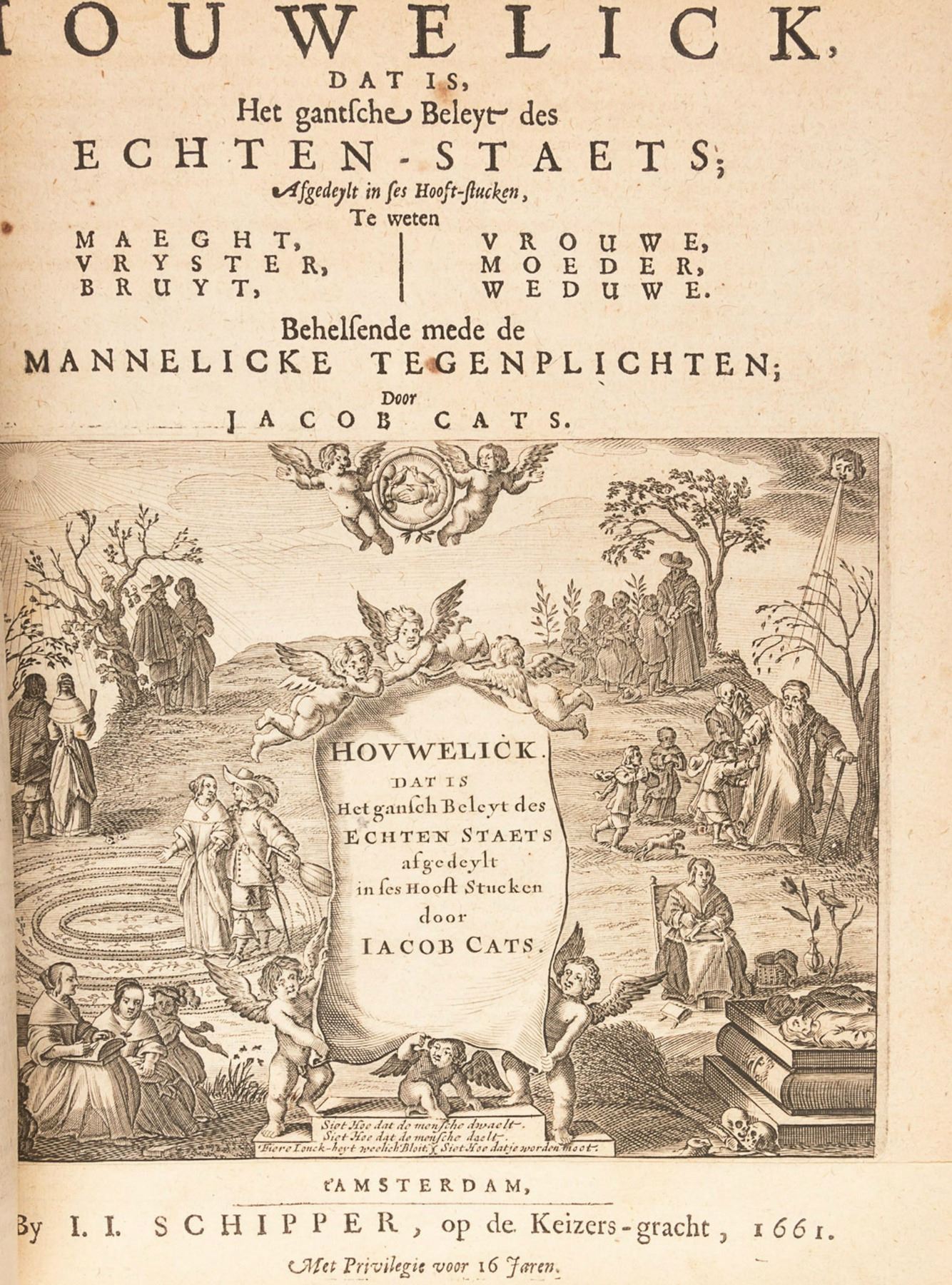 Complete works of Jacob Cats 1661