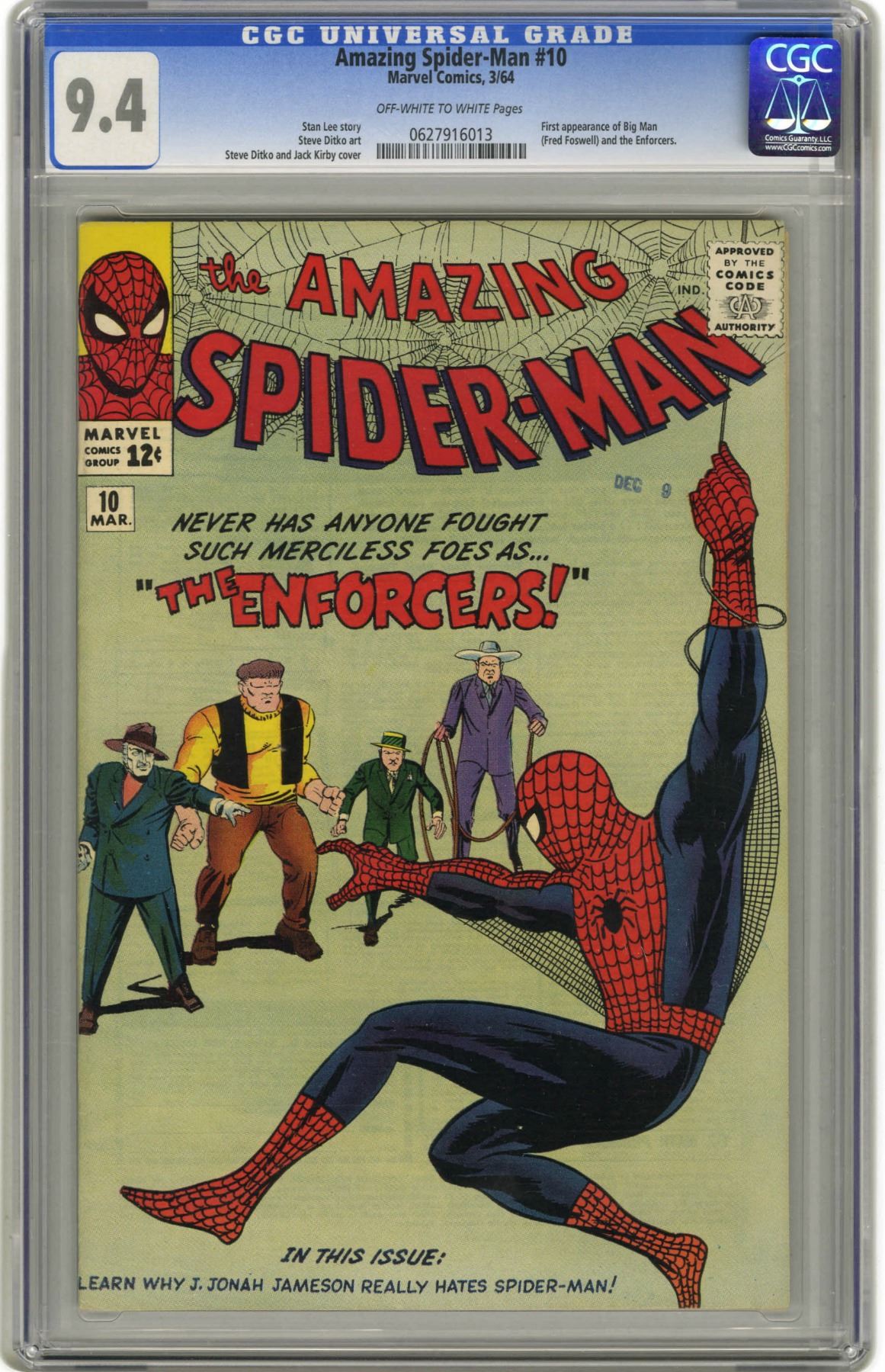 The Amazing Spider man number 10 comic.