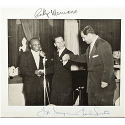 Frank Sinatra & Rocky Marciano Signed Photo