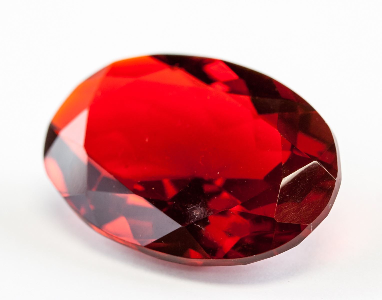 67.60ct Oval Cut Red Topaz GGL Certificate
