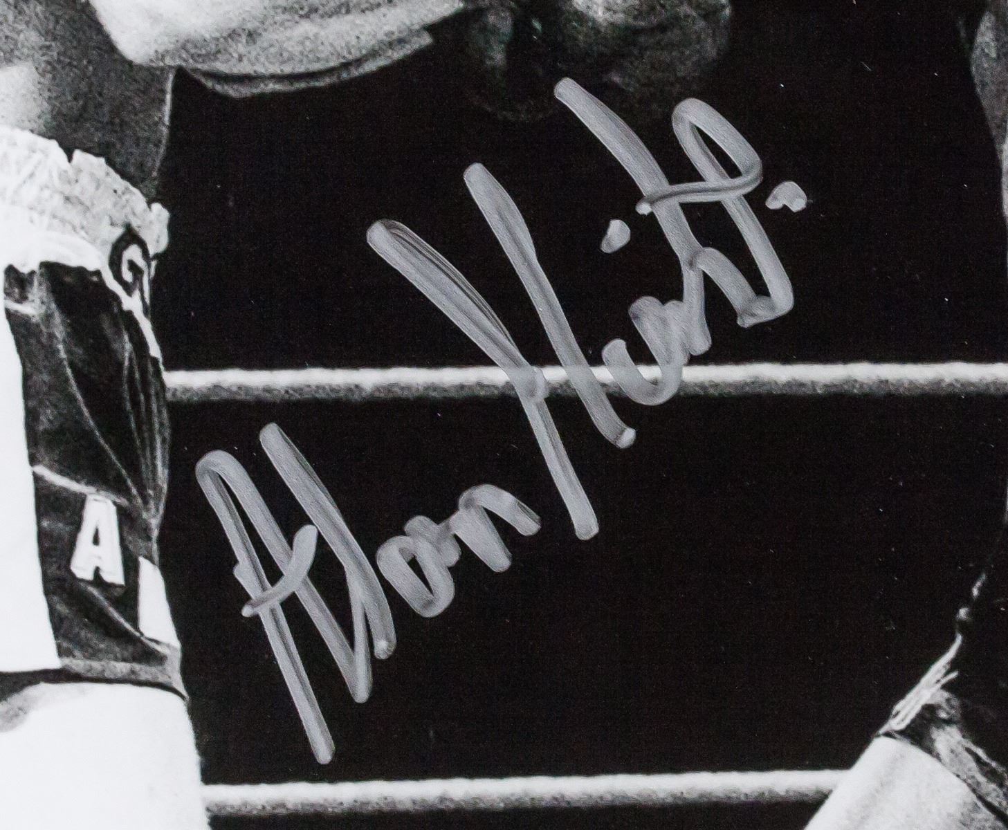 Alan Minter vs Marvin Hagler Autographed Photo