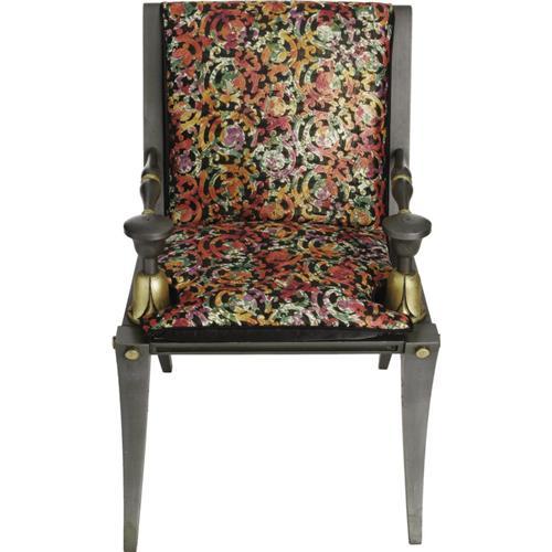 Cleopatra Painted Palace Chair Prop. A gold-an "Cleopatra" Painted ...