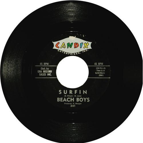 Beach Boys "Surfin" 45 Candix 301 (1961). The Be Beach Boys "Surfin" 45 ...