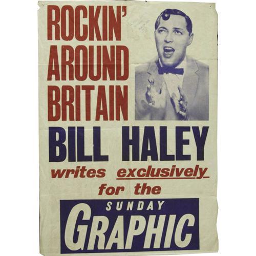 Bill Haley Rare British Poster - 1957. Rare orig Bill Haley Rare ...