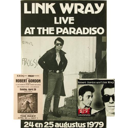 Link Wray Paradiso Concert Poster Group (1979) G Link Wray Paradiso ...
