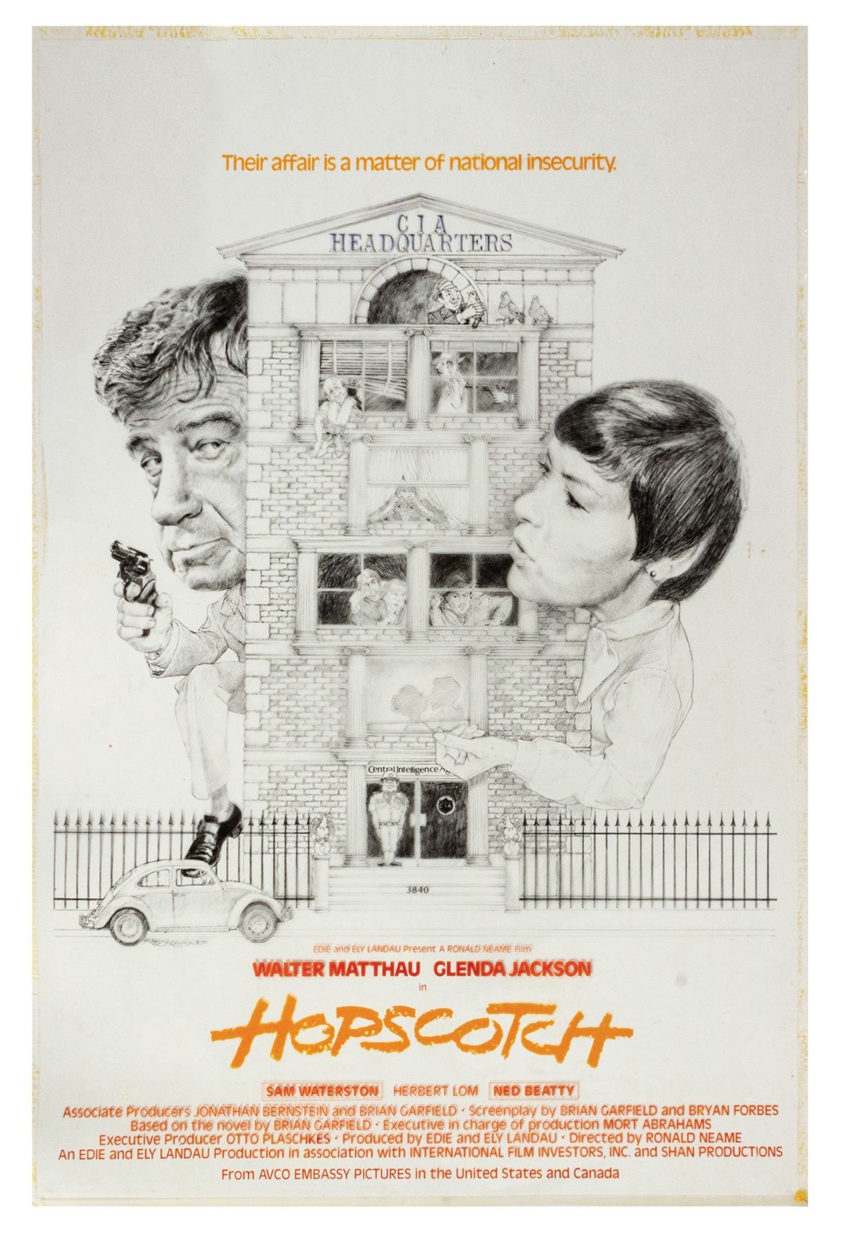 Hopscotch Original Poster Artwork.