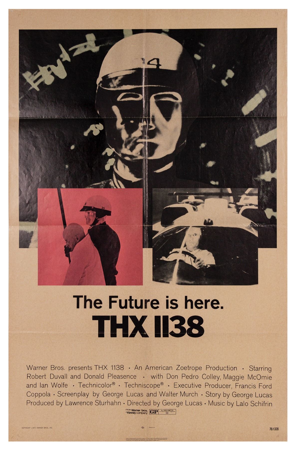 THX 1138 One Sheet Poster. - Van Eaton Galleries