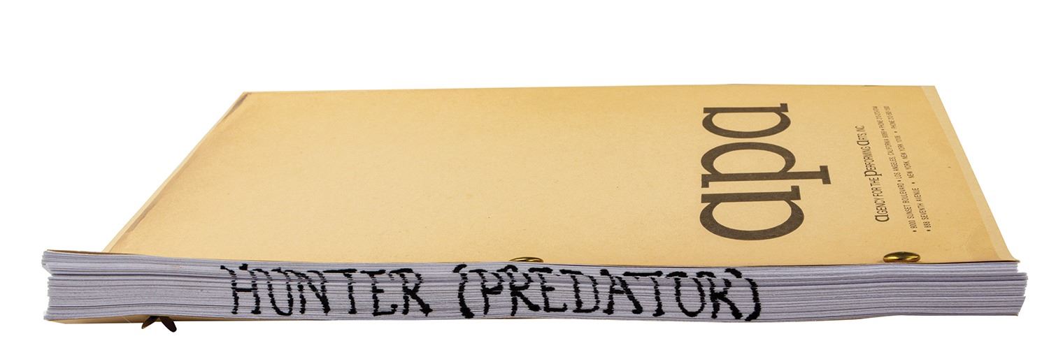 Predator Script. - Van Eaton Galleries