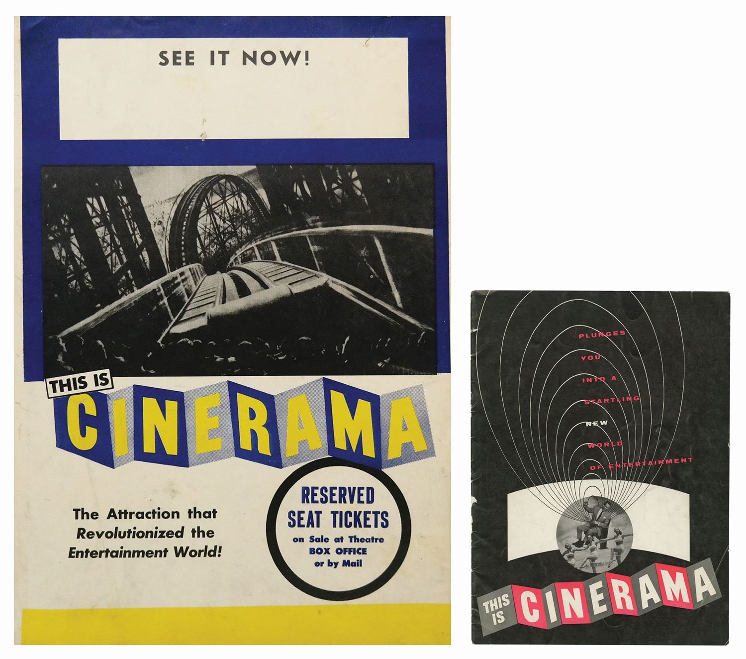 This is Cinerama Program & Poster.