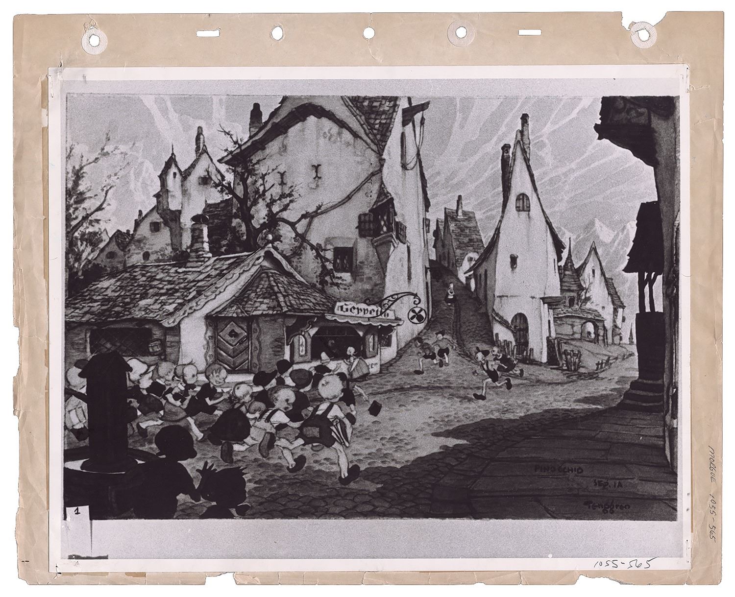 Collection of (4) Gustaf Tenggren Pinocchio Prints. - Van Eaton Galleries