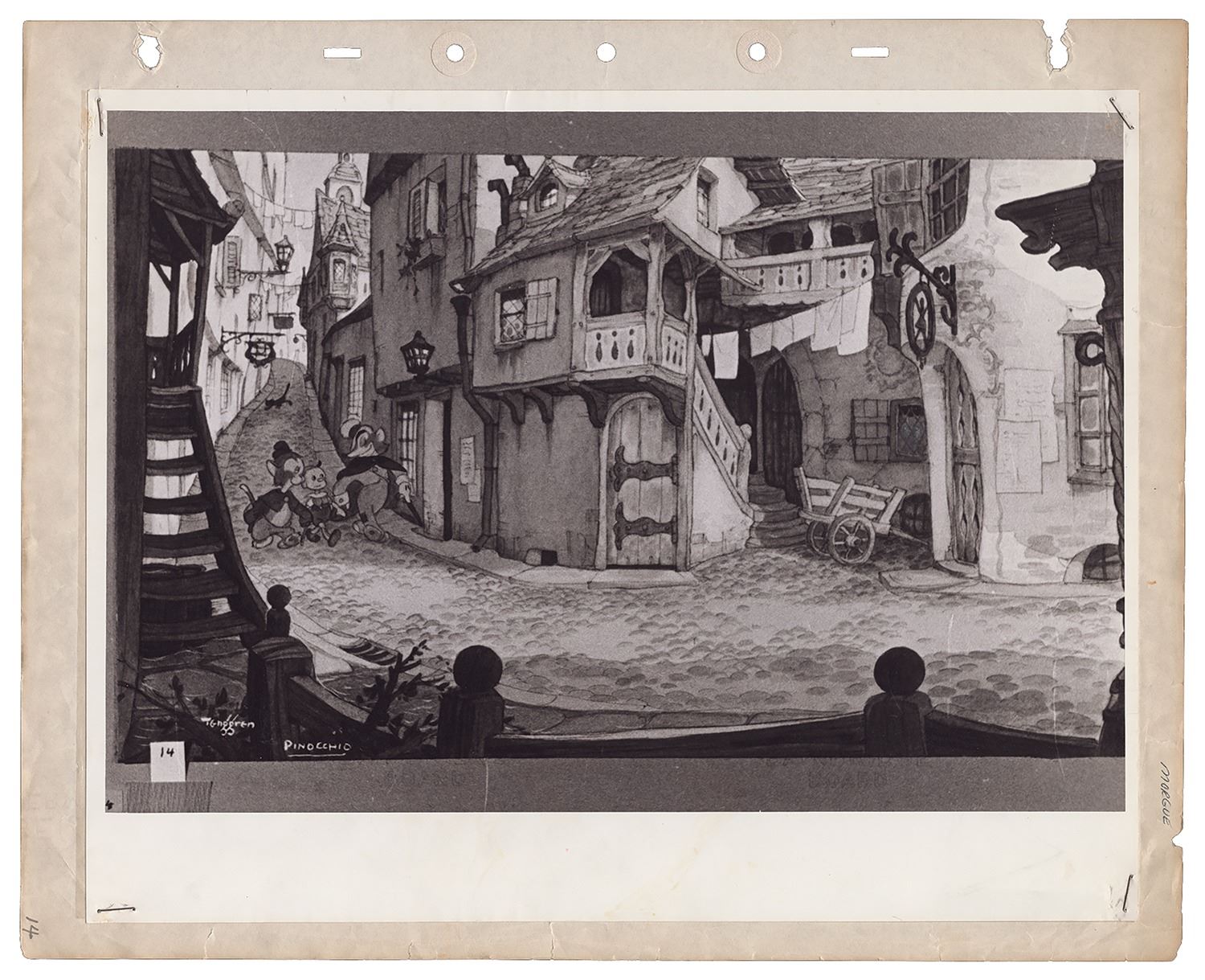Collection of (4) Gustaf Tenggren Pinocchio Prints. - Van Eaton Galleries