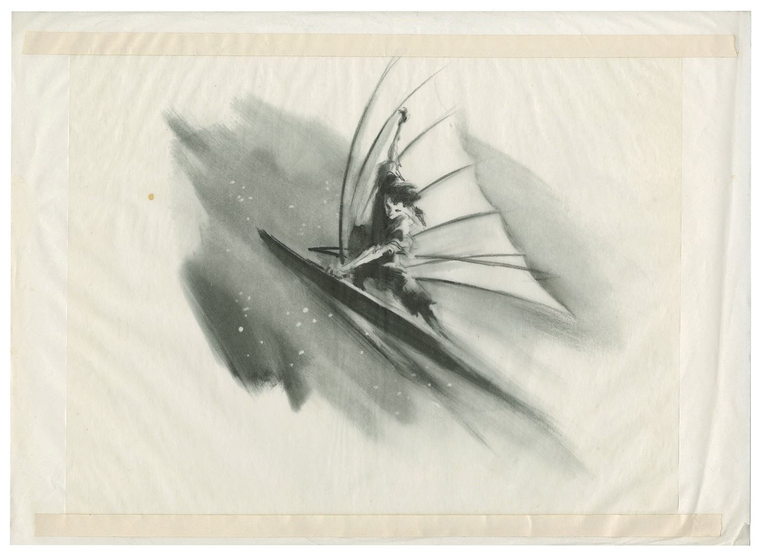 Collection of (5) Treasure Planet Drawings.