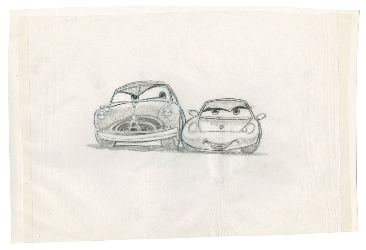 Pair of Cars Development Artwork.