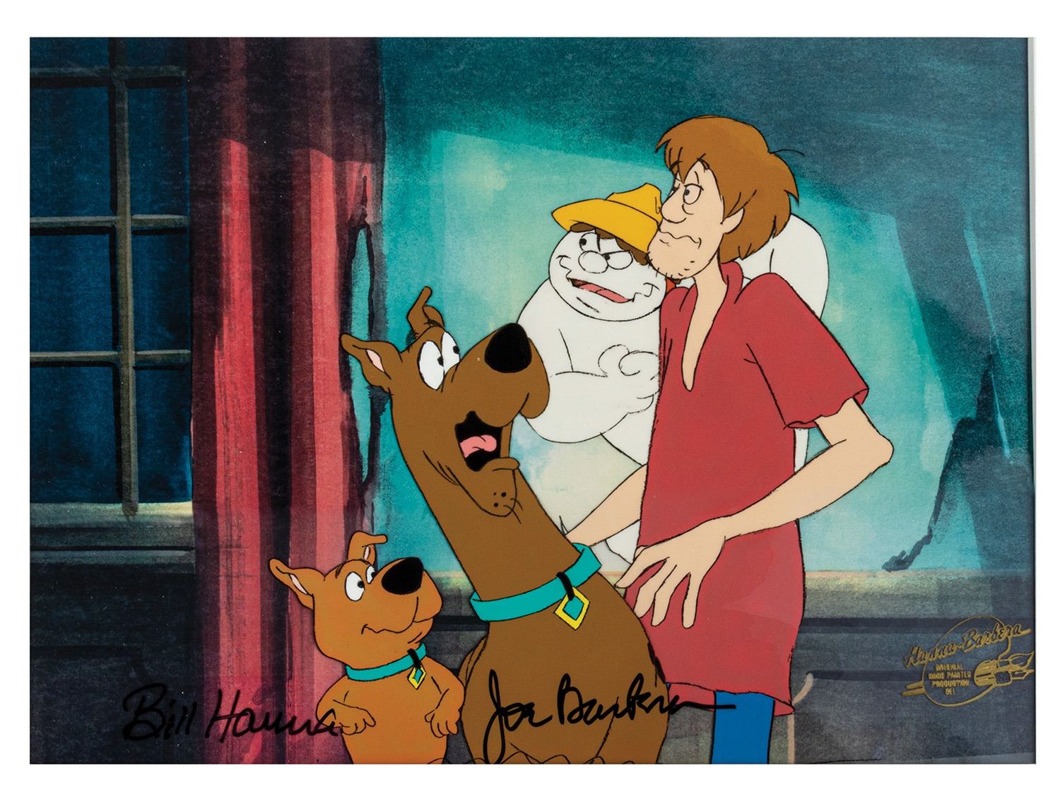 Signed Scooby-Doo Meets the Boo Brothers Animation Cel. - Van Eaton ...