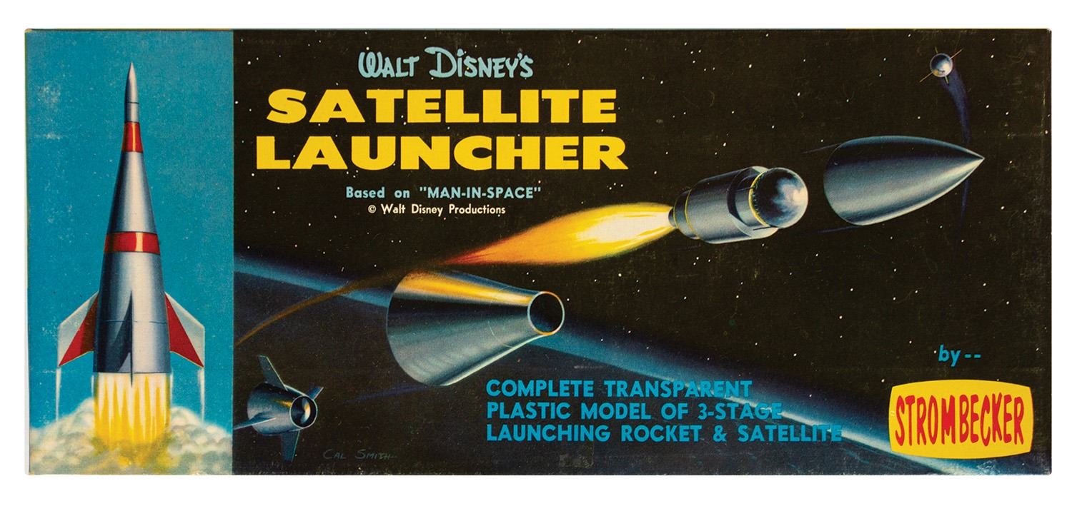 Pair of Man in Space Rocket Models. - Van Eaton Galleries