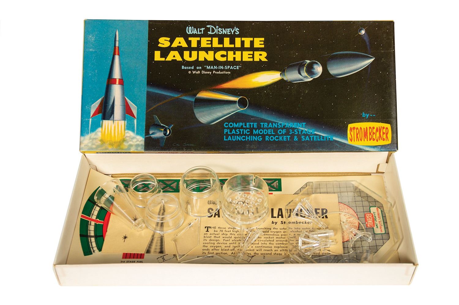 Pair of Man in Space Rocket Models. - Van Eaton Galleries