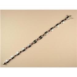 WHITEGold Bracelet DIAMONDS RUBYS #839746