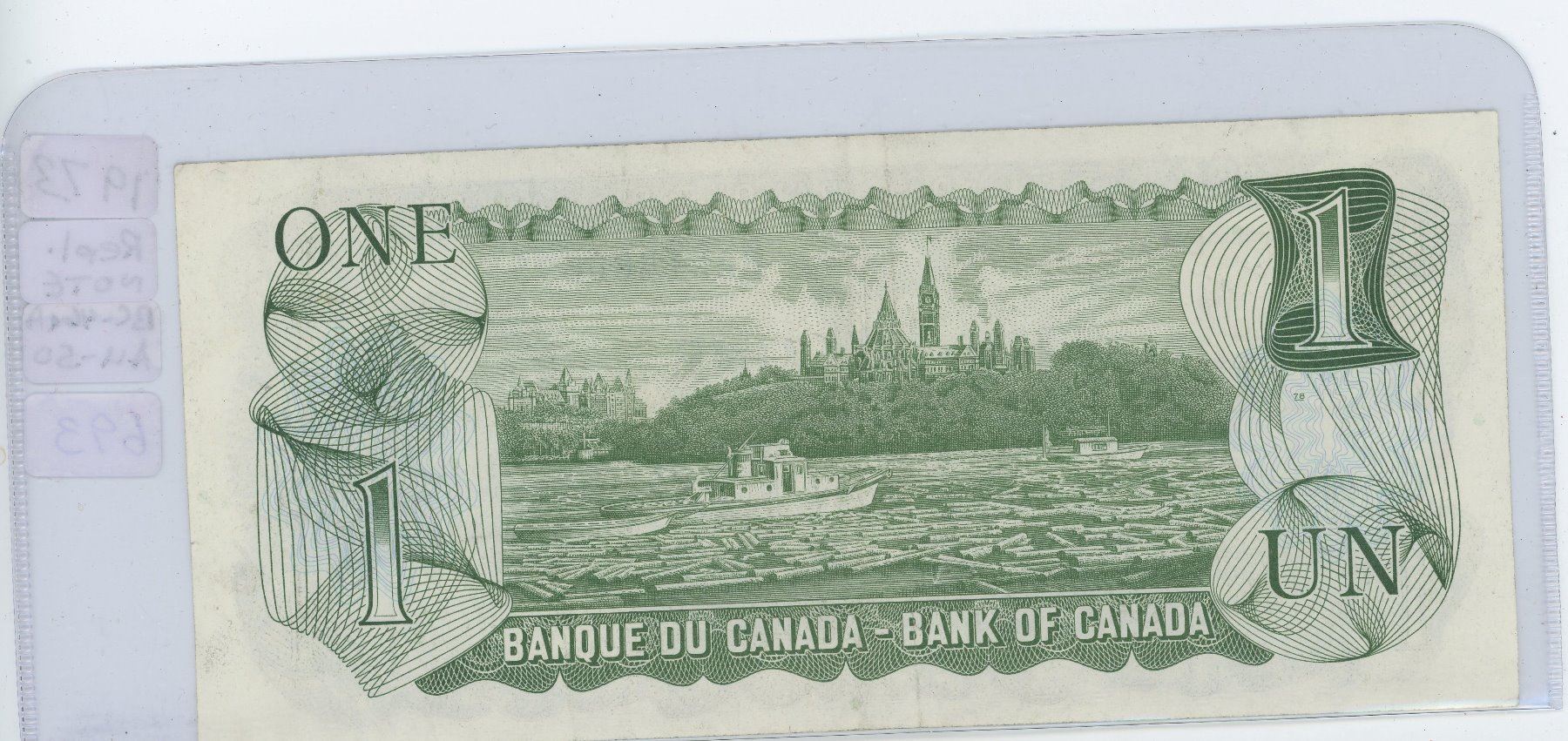 1973 Canadian One Dollar Bank Note 1973-canadian-one-dollar-bank-note