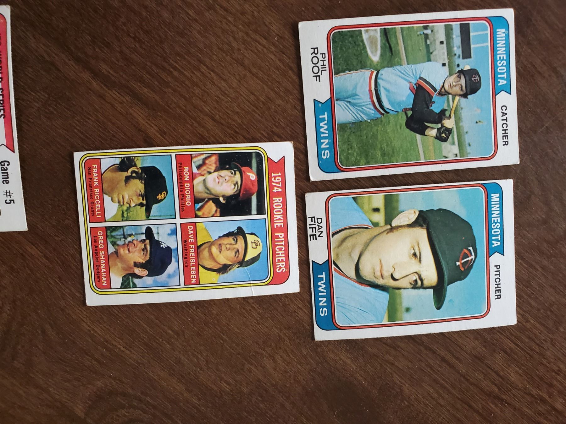 Phil Roof, Dan Fife, 1974 Rookie Pitchers
