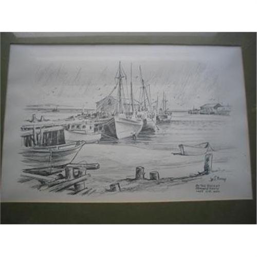 James F Murray Pencil Etching #865119