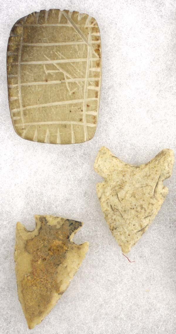 5 Prehistoric Native American Stone Artifacts