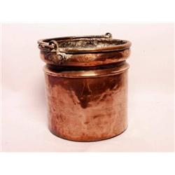 Metalware Antique Copper Pail