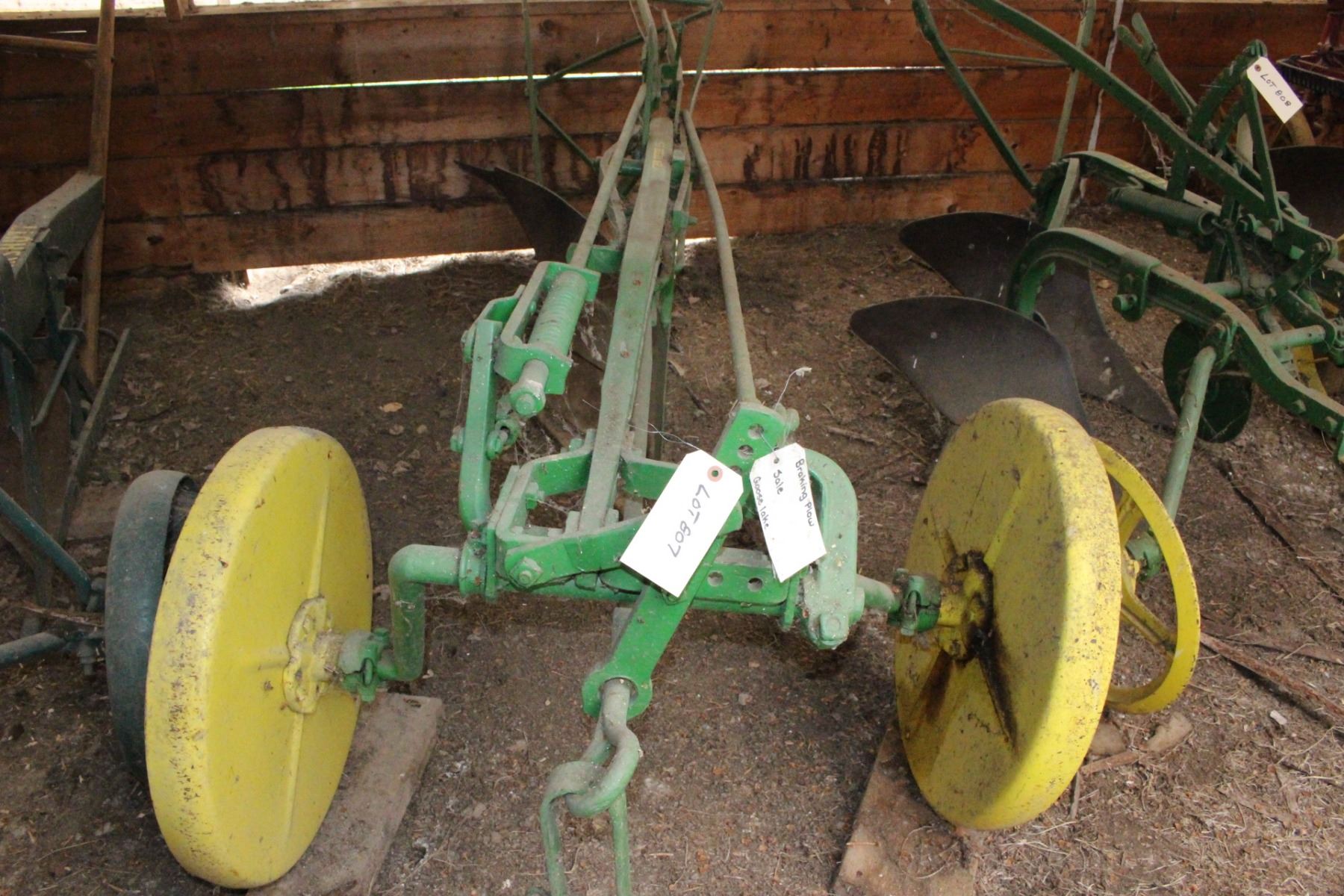 Horse Drawn John Deere 55 Walking Breaking Plow