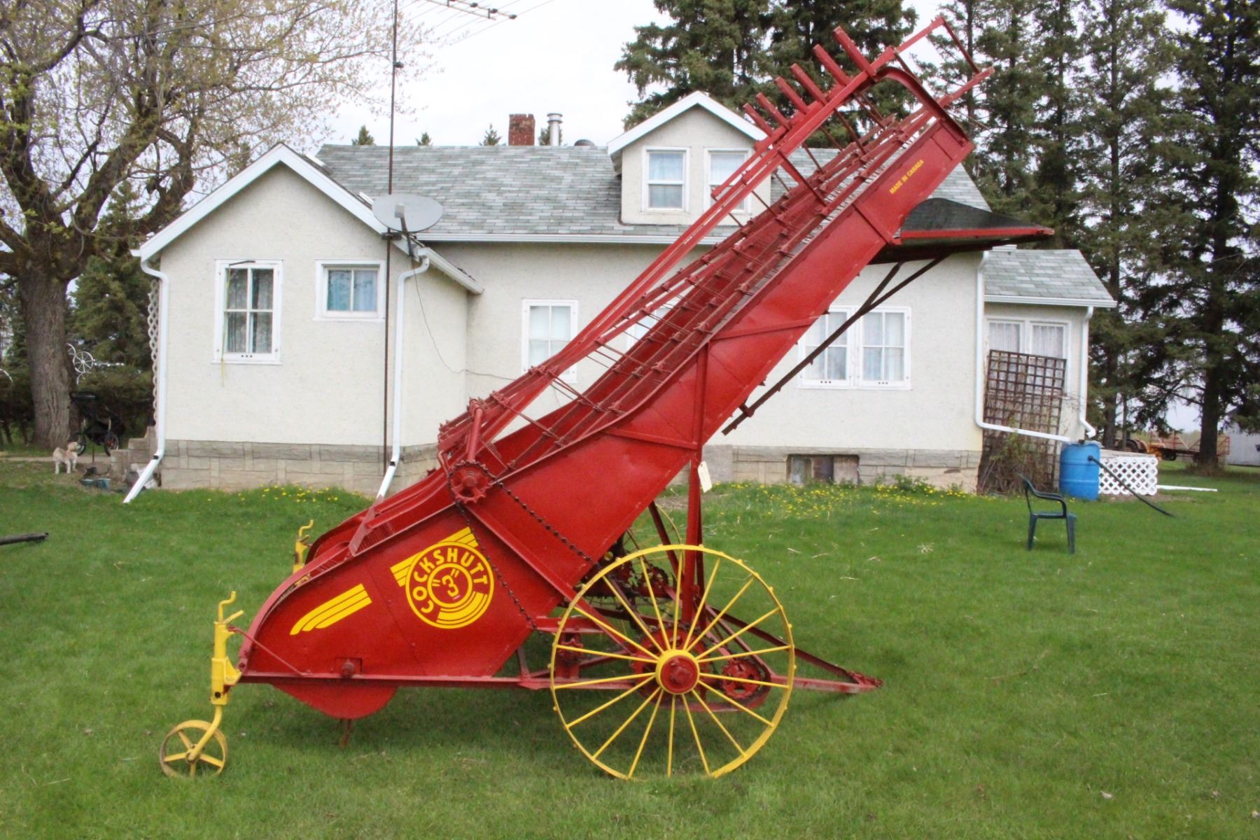 Horse Drawn Cockshutt '3' Hay Loader (Steel Wheel)