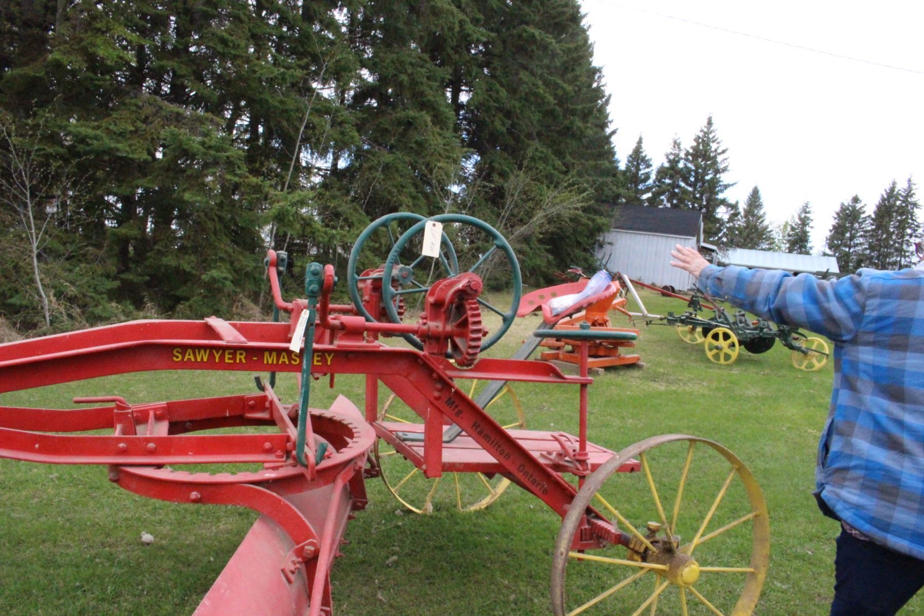 Horse Drawn Road Grader - Sawyer Massey (Steel Wheels)